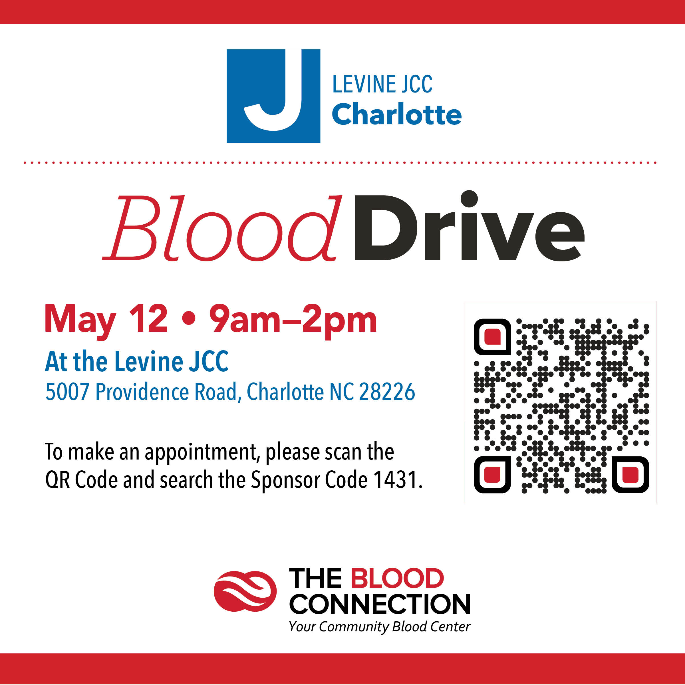 Blood Drive - Levine Jewish Community Center, Charlotte, NC